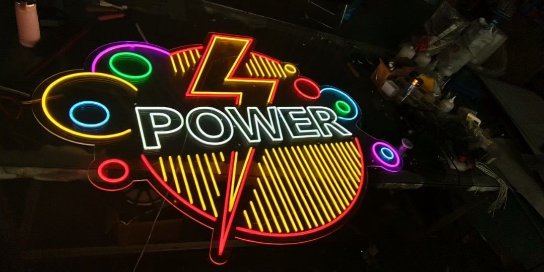 Custom neon lights led signage sign board, Hobbies & Toys, Stationery ...