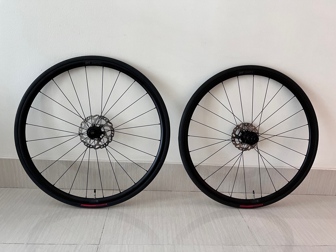DT Swiss R470 Disc Wheelset (2024 version) with Shimano 105 rotor ...