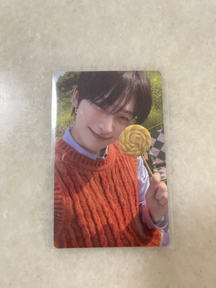 Enhypen Sunoo Candy / Lollipop ORANGE BLOOD Engene Ver. Photocard (1 ...