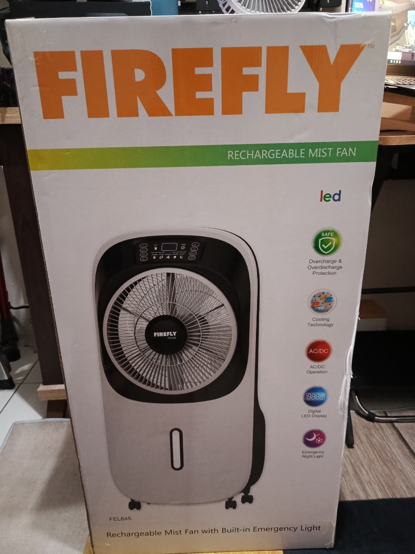 Firefly mist fan, TV & Home Appliances, Air Conditioning and Heating on ...