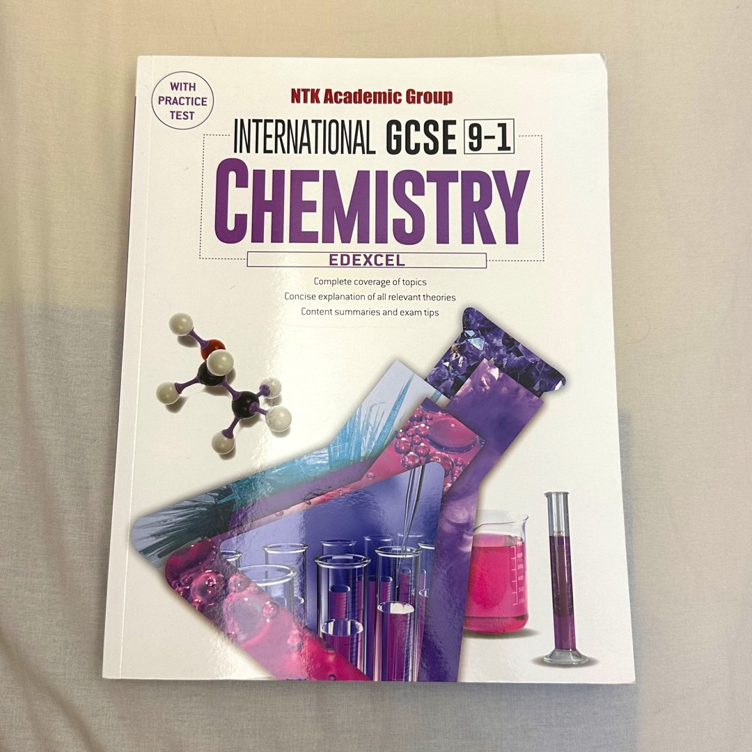 GCSE Chemistry textbook with practise tests, 興趣及遊戲, 書本 & 文具, 教科書 ...