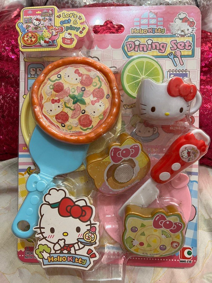 Hello Kitty Dining Set, Hobbies & Toys, Toys & Games on Carousell