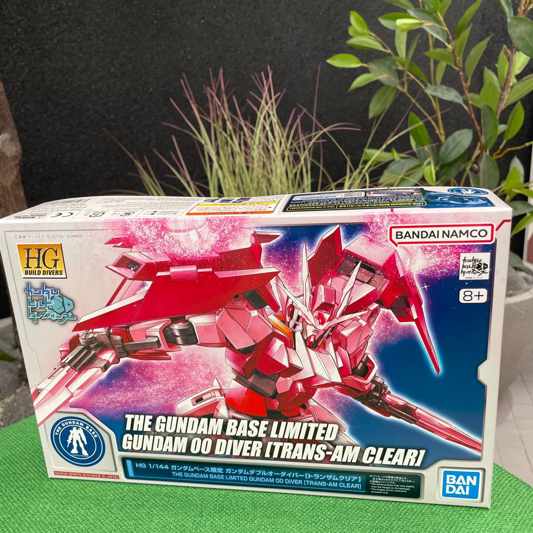HG HGBD 1/144 THE GUNDAM BASE LIMITED GUNDAM 00 DIVER [TRANS -AM CLEAR] HGBD 1/144 ガンダムベース限定 ...