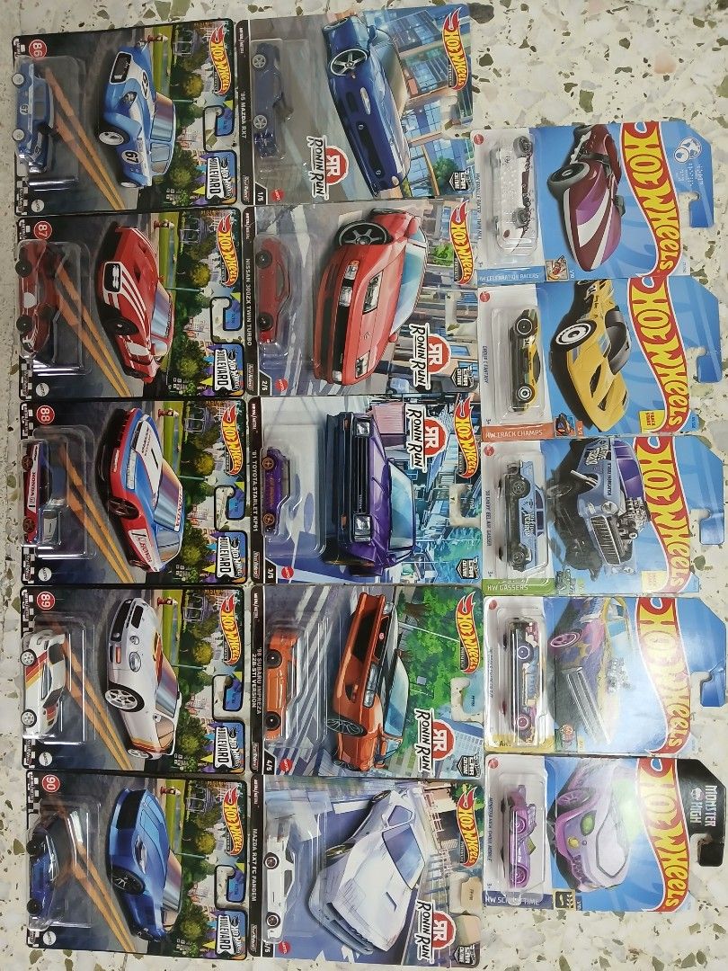 Hot Wheels Premium Car Culture Ronin Run & Boulevard Mazda RX-7 Pandem ...