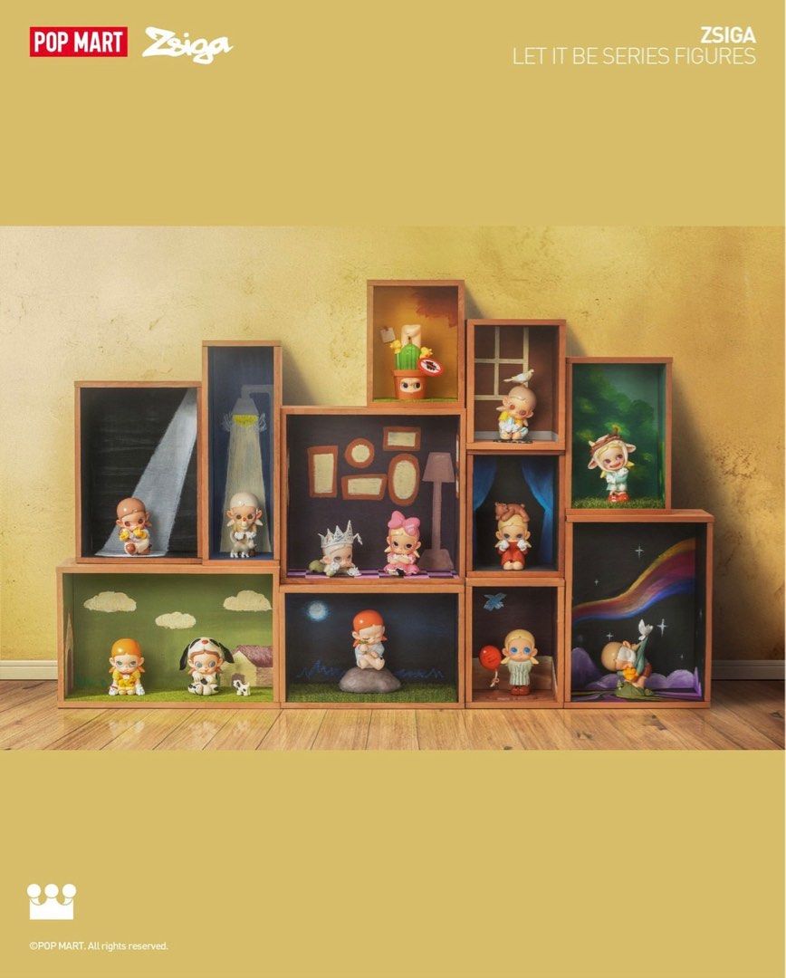 HTB Popmart Blind Box (Dimoo, Skullpanda, Hirono, Molly, Cry baby ...