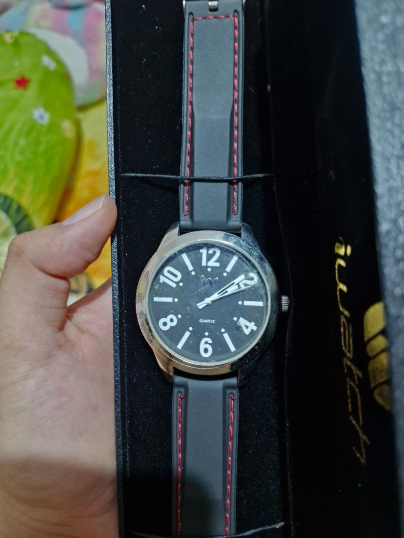 Jam tangan pria cowok ori merk ifa hitam, Fesyen Pria, Jam Tangan di ...