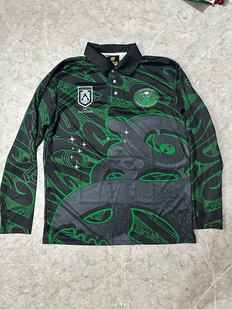 Jersey Rugby Harvey Norman Aoteroa Maori Rugby League, Fesyen Pria ...