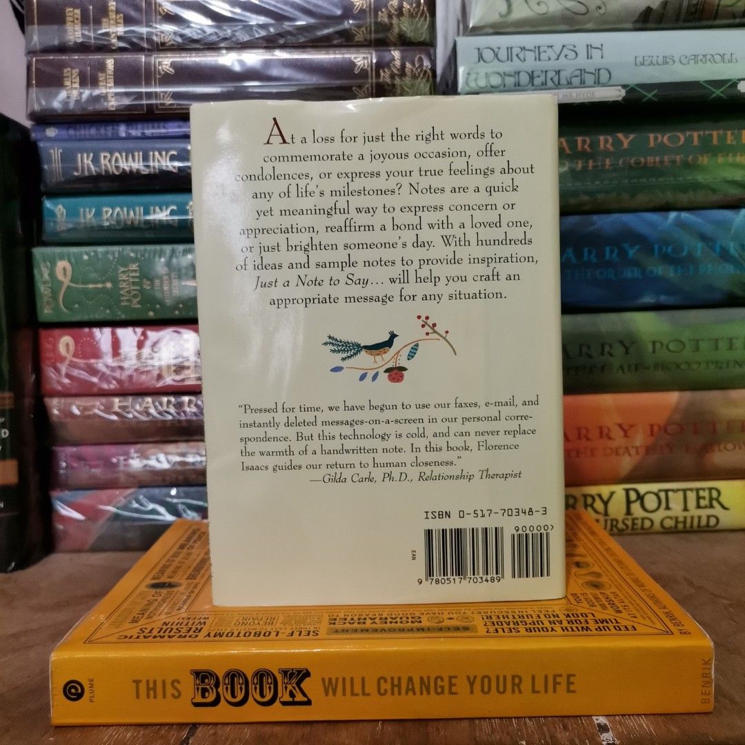 Just a Note to Say . . .: The Perfect Words for Every Occasion by ...