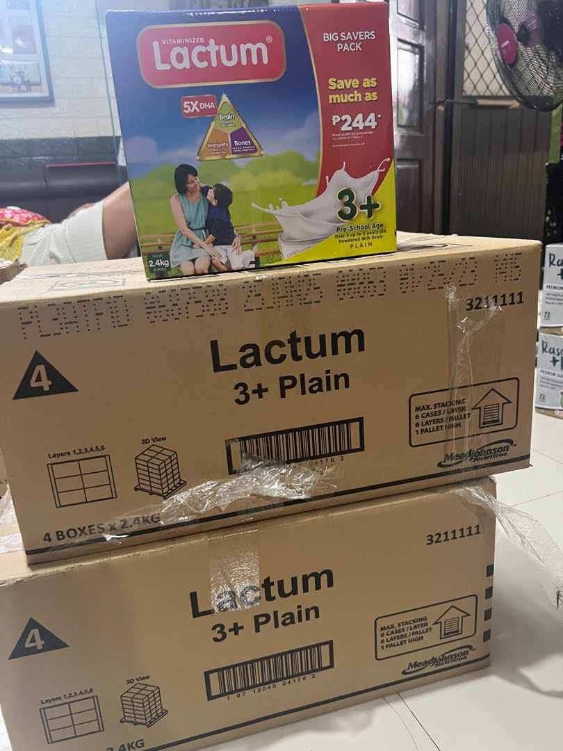 Lactum 3+ 2.4kg January 2025, Babies & Kids, Nursing & Feeding ...