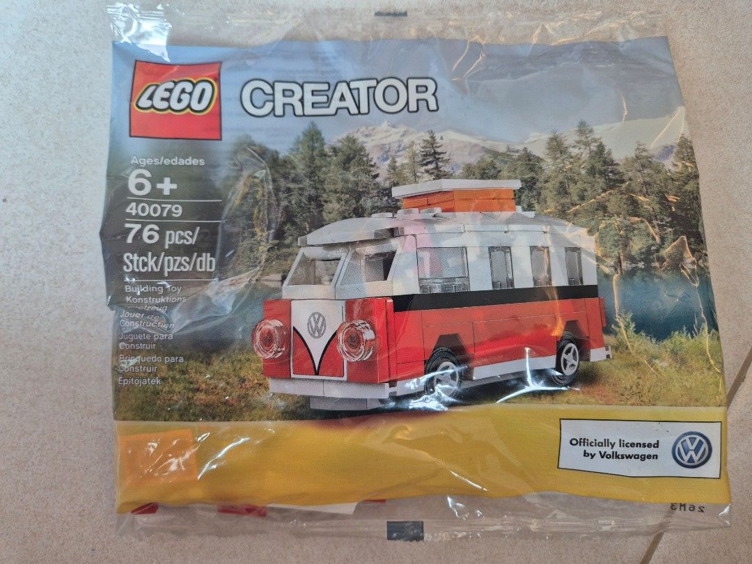 Lego 10220 Volkswagen T1 Camper Van + Lego 40079 Mini VW T1 Camper Van ...