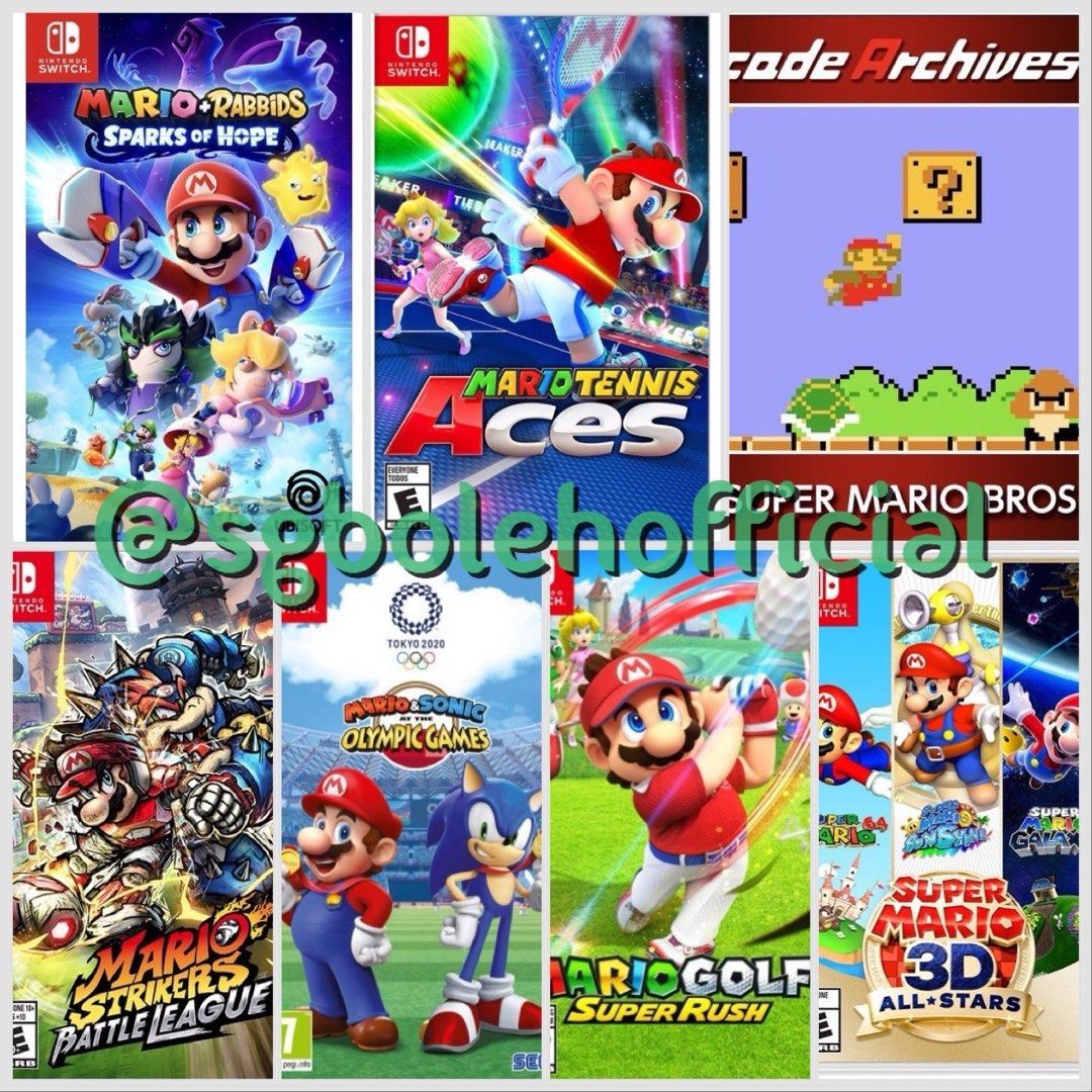 Mario ( Nintendo switch )| Super Mario 3D All-Stars | Mario + Rabbids ...