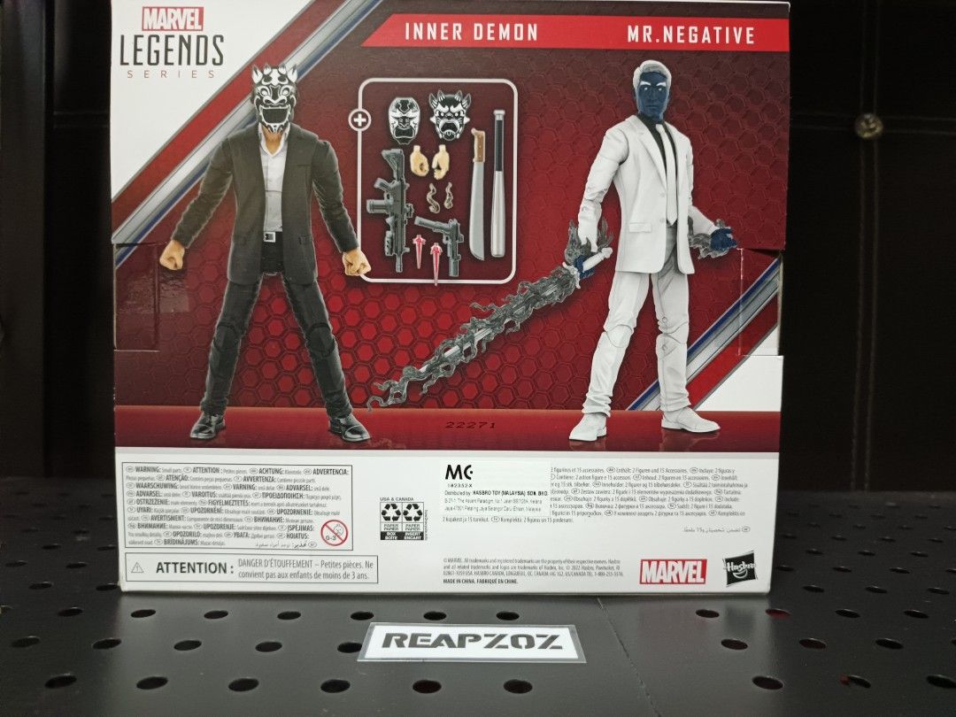 Marvel Legends Inner Demon & Mr. Negative, Hobbies & Toys, Toys & Games ...