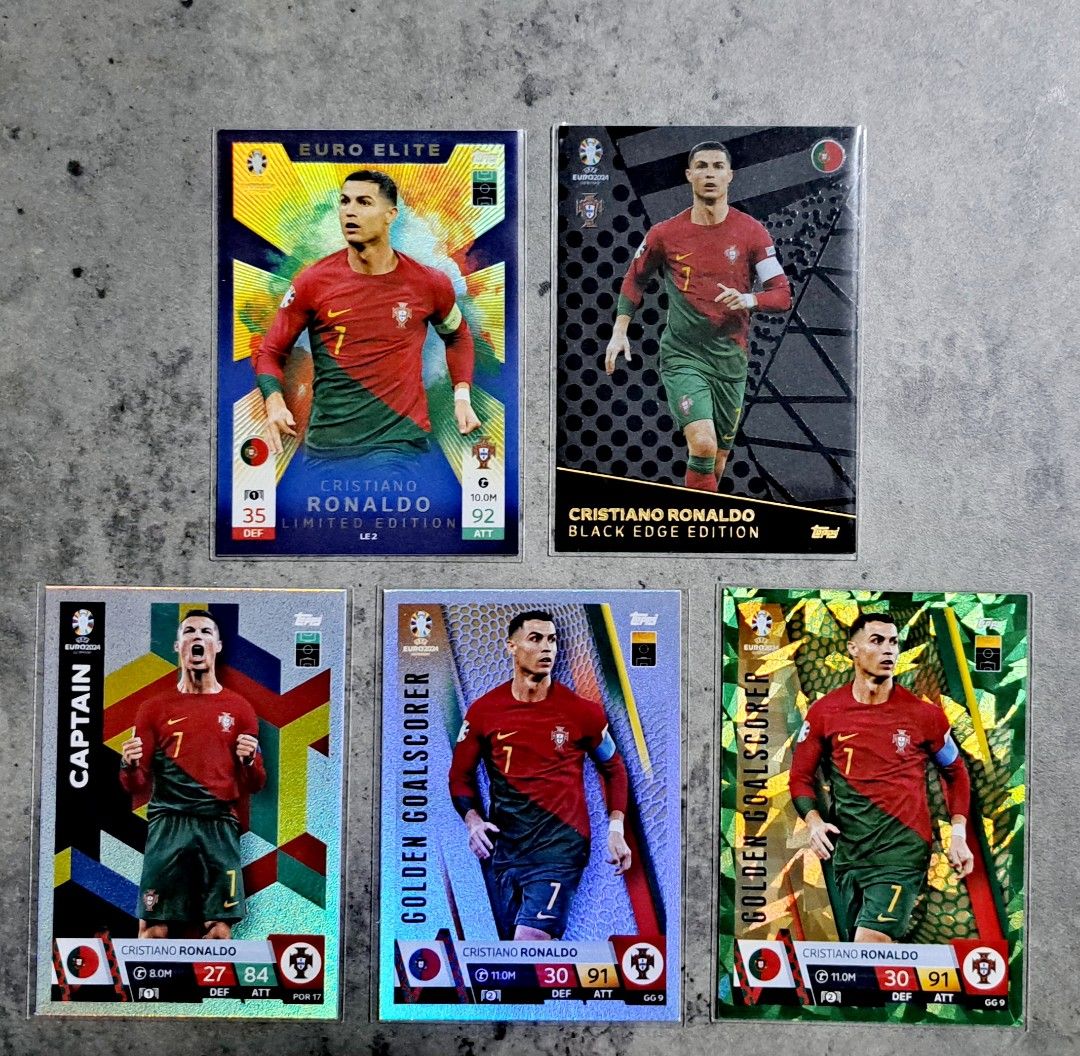 Match Attax EURO2024: CRISTIANO RONALDO Cards, Hobbies & Toys, Toys ...