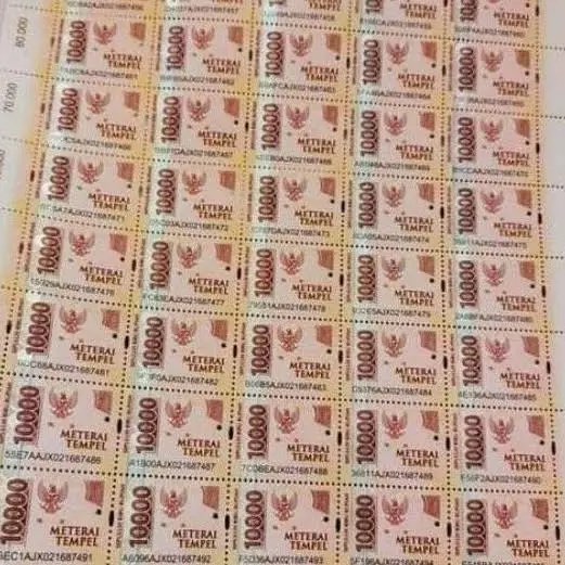 Materai 10000, Buku & Alat Tulis, Majalah & Lainnya di Carousell