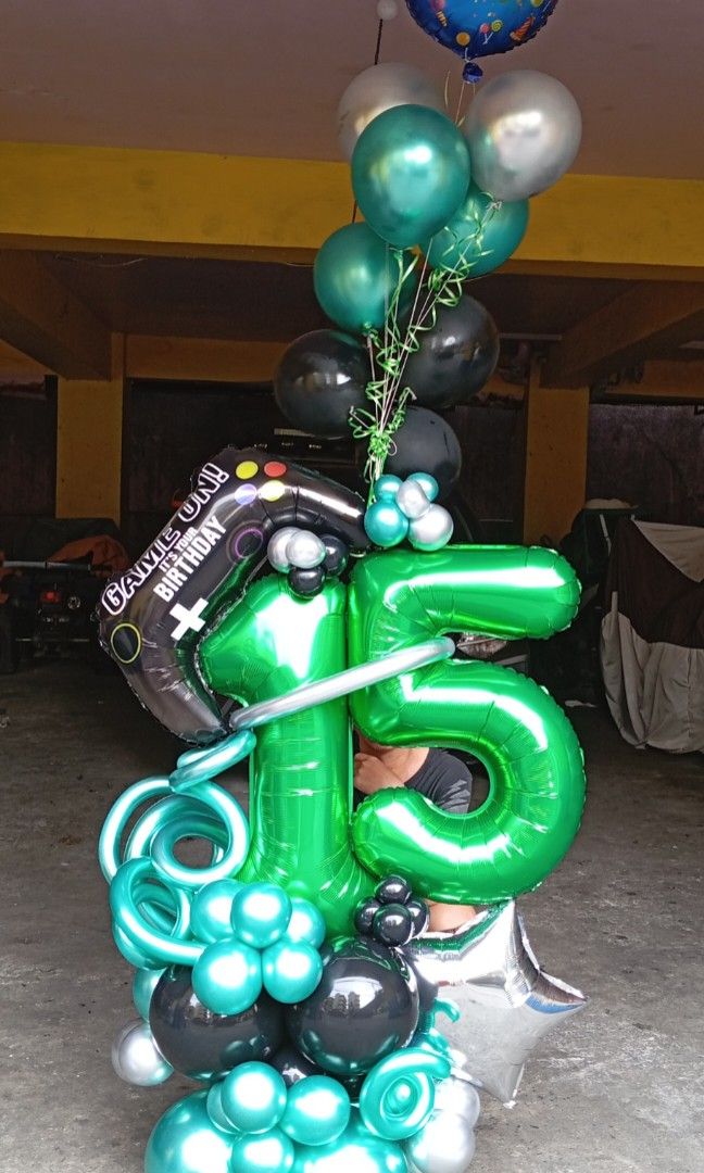 MINECRAFT NUMBER BALLOON MARQUEE, Hobbies & Toys, Stationary & Craft ...