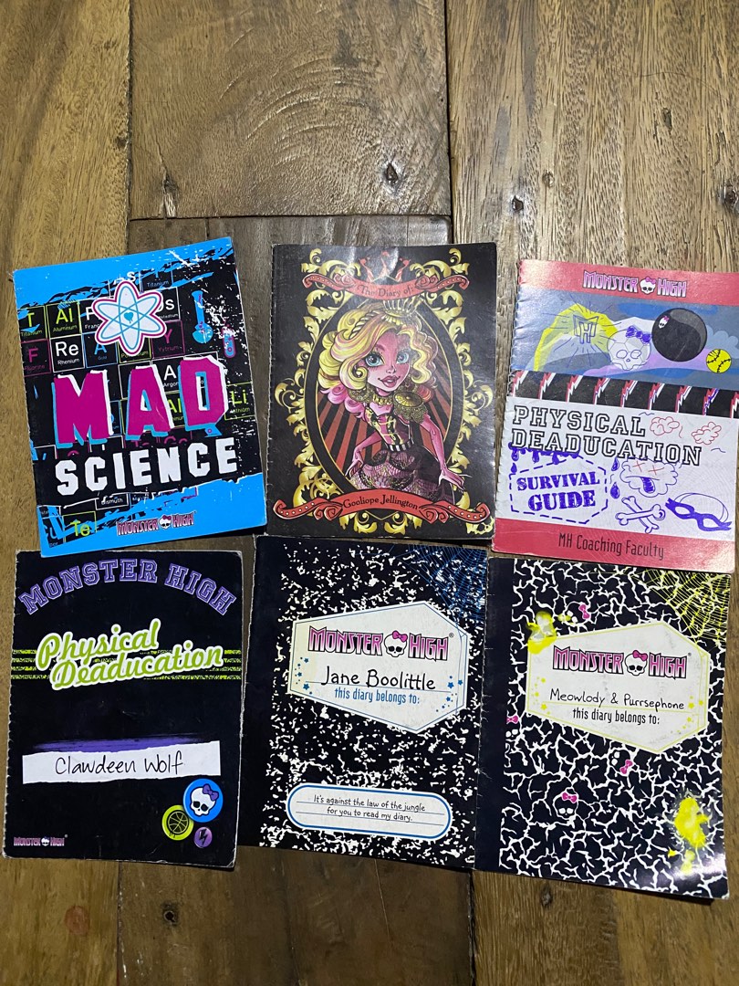 Monster High Diary Bundle, Hobbies & Toys, Toys & Games on Carousell