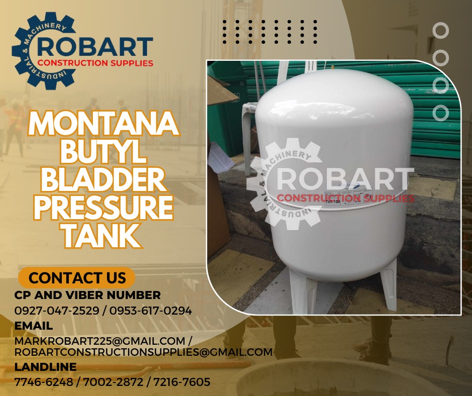 Montana Butyl Bladder Pressure Tank, Commercial & Industrial ...