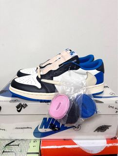 Air Jordan 1 Travis Scott Fragment Empty Box, Men's Fashion, Footwear ...