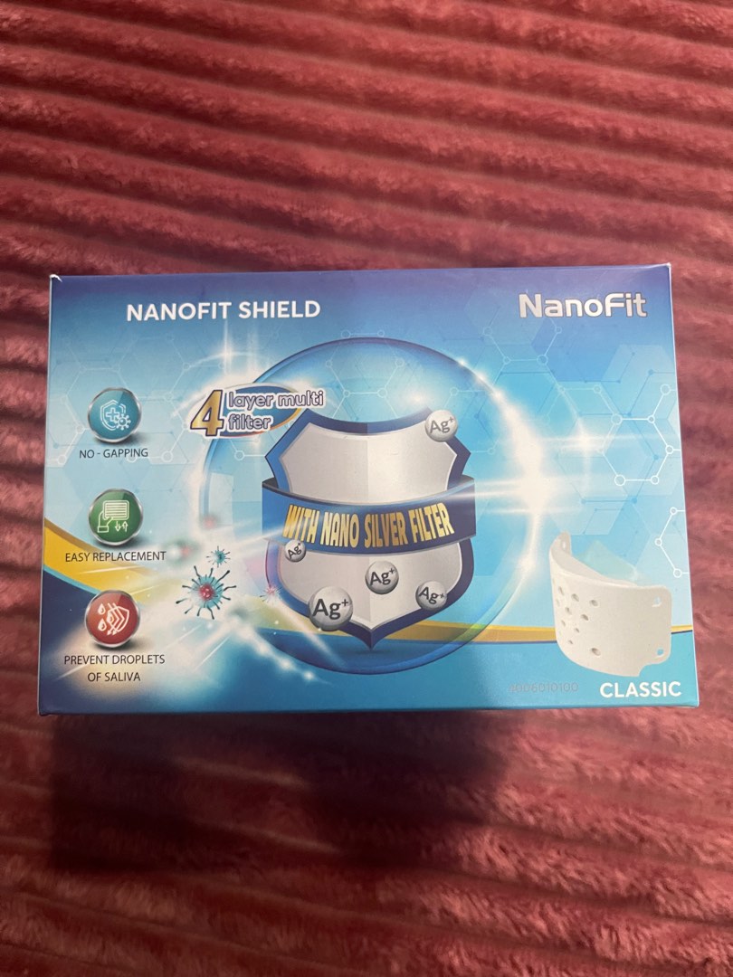 Nanofit Facemask, Health & Nutrition, Face Masks & Face Shields on ...