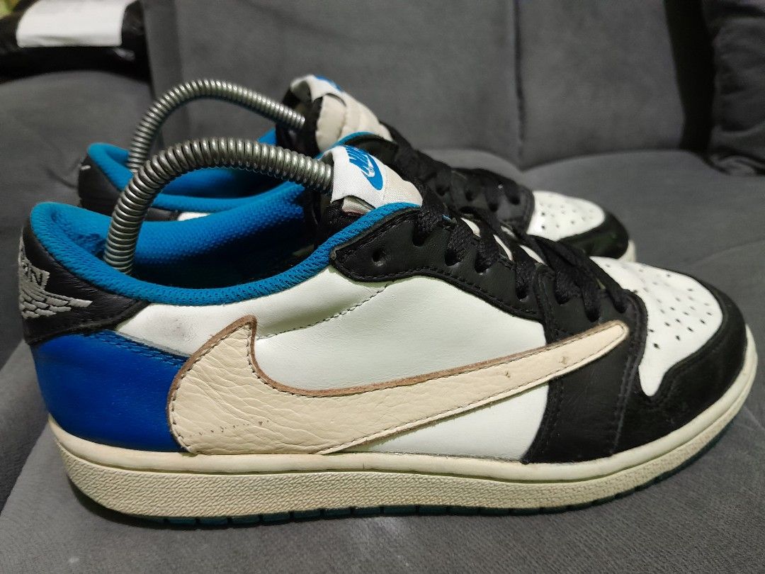 Nike Air Jordan X Travis Scott fragment, Fesyen Pria, Sepatu , Sneakers ...