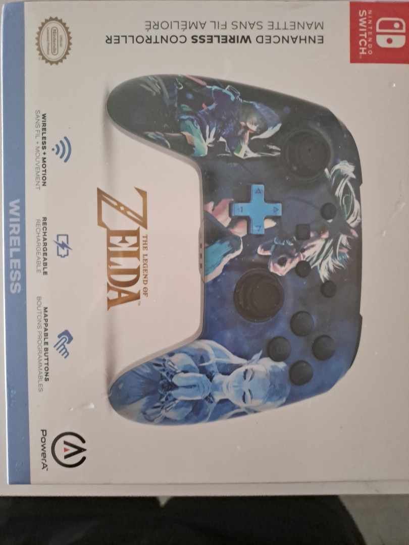 Nintendo switch enhanced wireless controller (legend of zelda version ...
