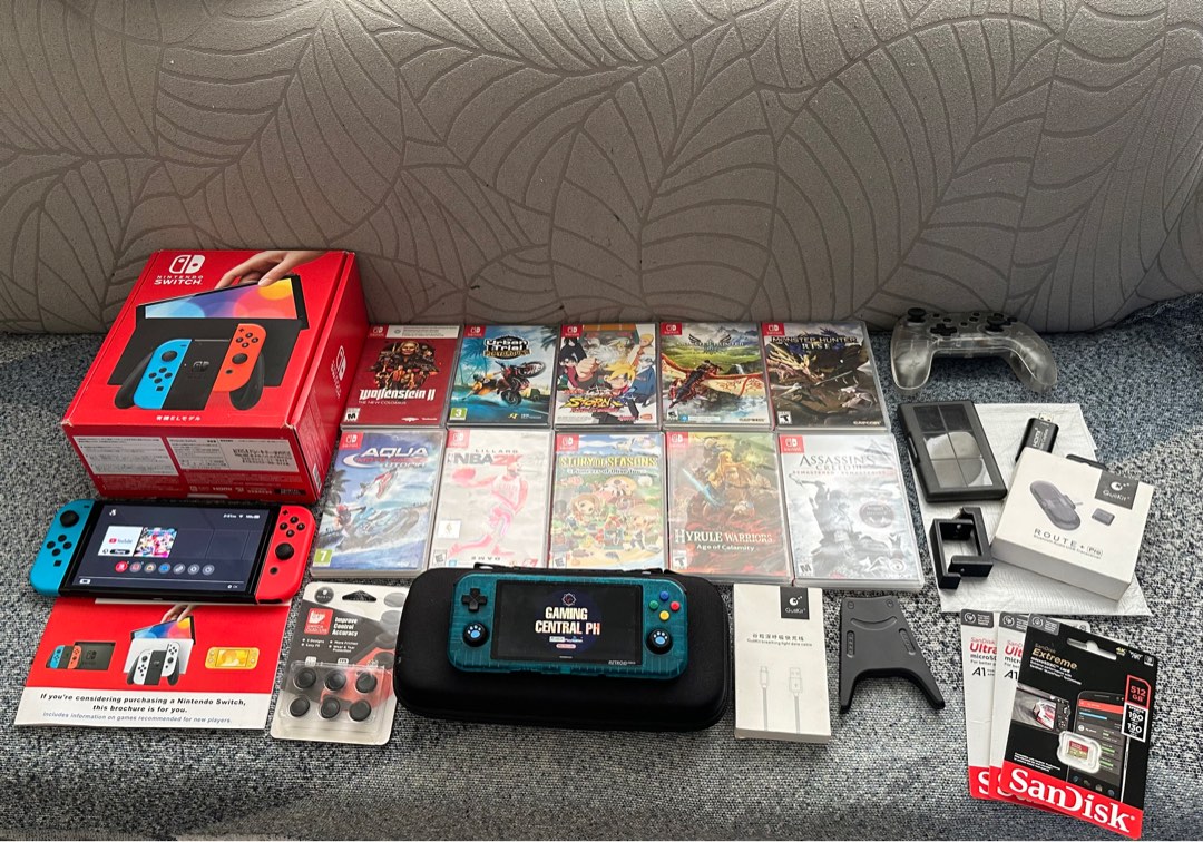 Nintendo Switch OLED Bundle, Video Gaming, Video Game Consoles ...