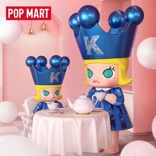 [EXCLUSIVE! POPMART] POPMART MEGA ROYAL MOLLY 400% AND 1000% HAN MEILIN ...