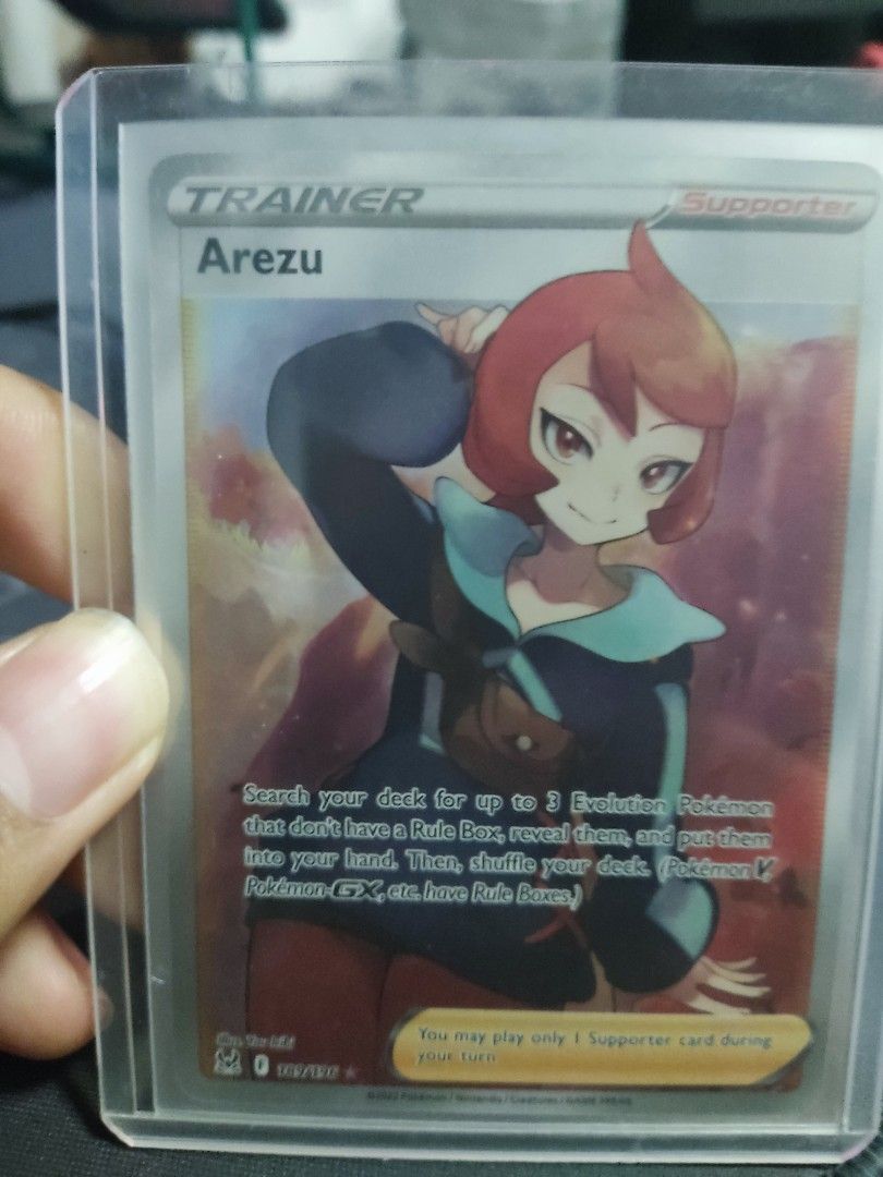 Pokemon Arezu trainer 189/196, Hobbies & Toys, Toys & Games on Carousell