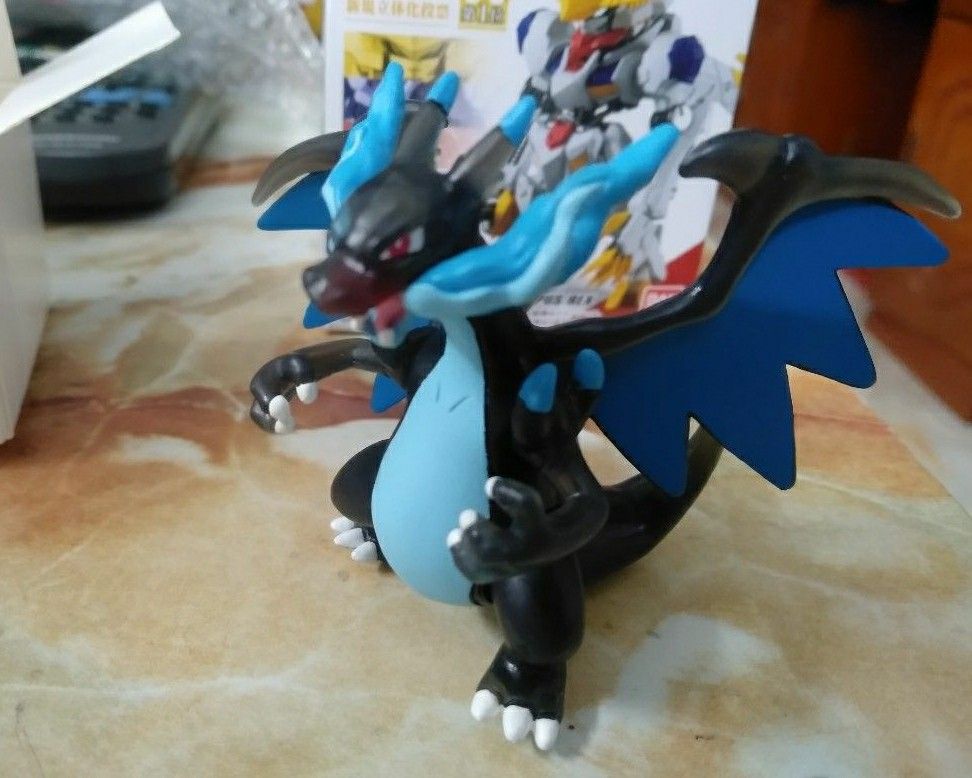 Pokemon Tomy Clear Mega Charizard X, Hobbies & Toys, Collectibles ...