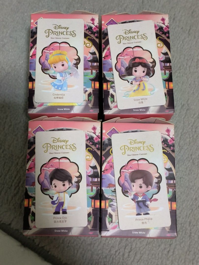 PopMart Disney Princess Han Chinese Series Snow White, Cinderella ...