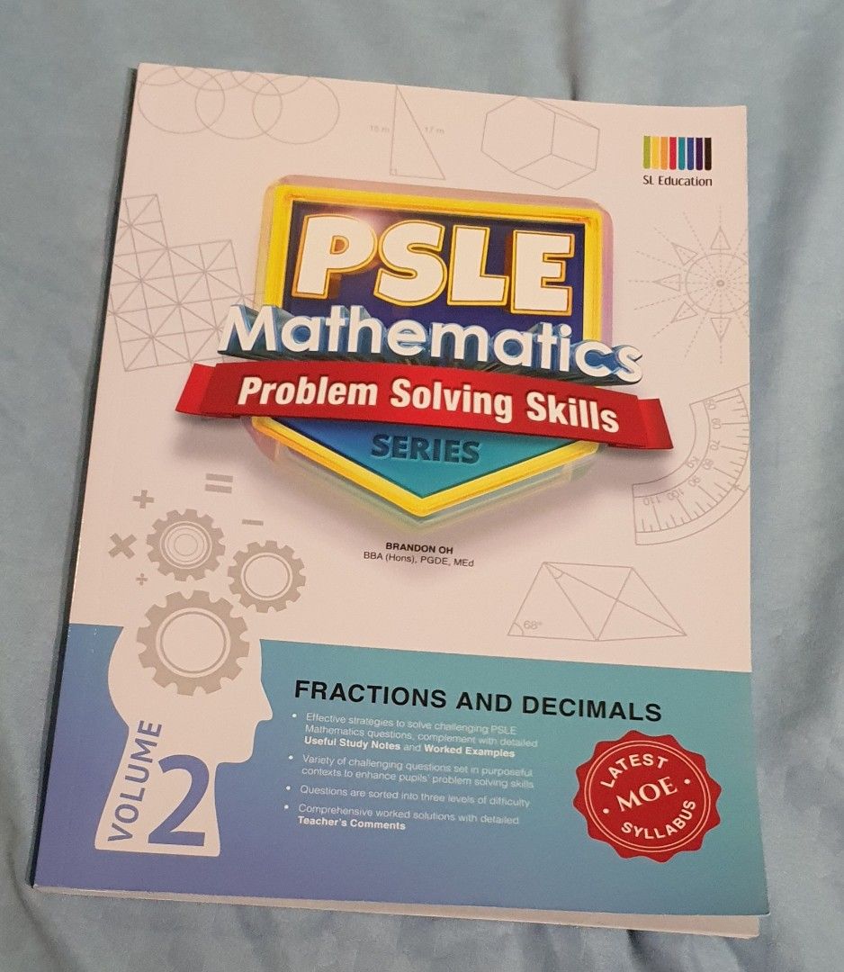 PSLE Assessment book MATHS Problem Solving Skills- SL Edu, Hobbies ...