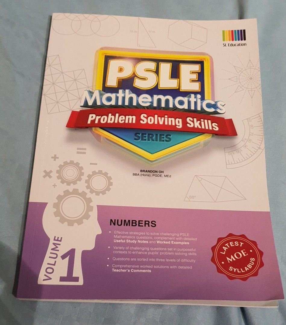 PSLE Assessment book MATHS Problem Solving Skills- SL Edu, Hobbies ...