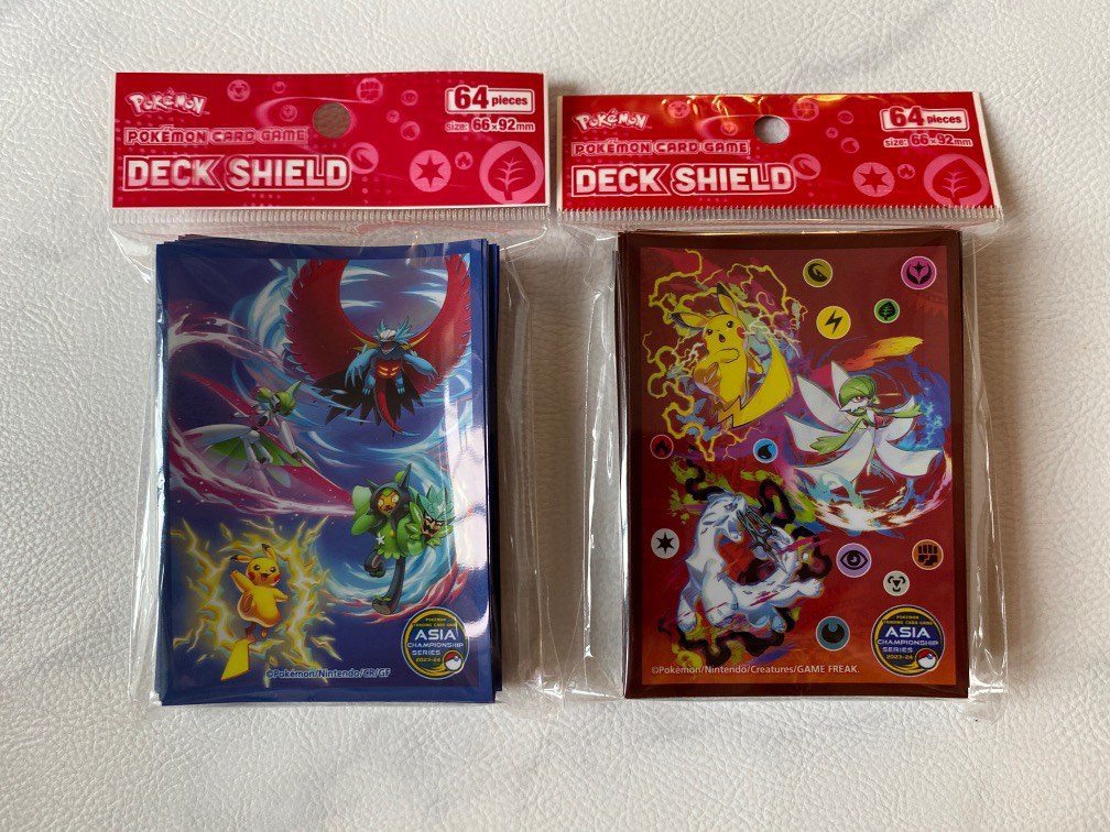 PTCG Championship 2023-2024 卡套, 興趣及遊戲, 玩具 & 遊戲類 - Carousell