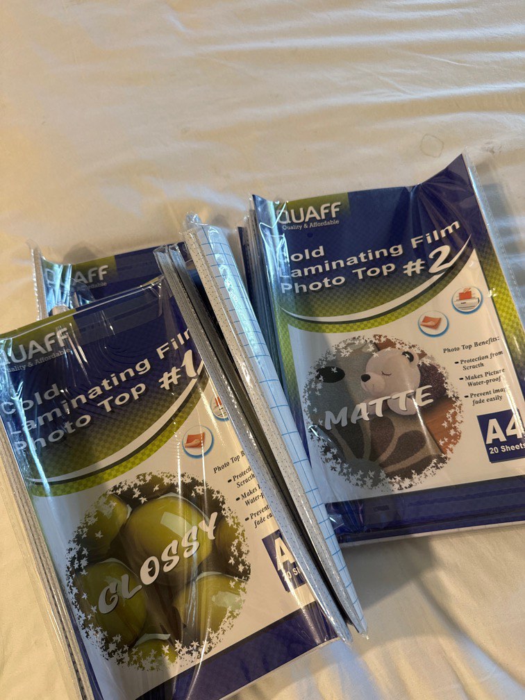 Quaff Photo top matte and glossy, Hobbies & Toys, Stationary & Craft ...