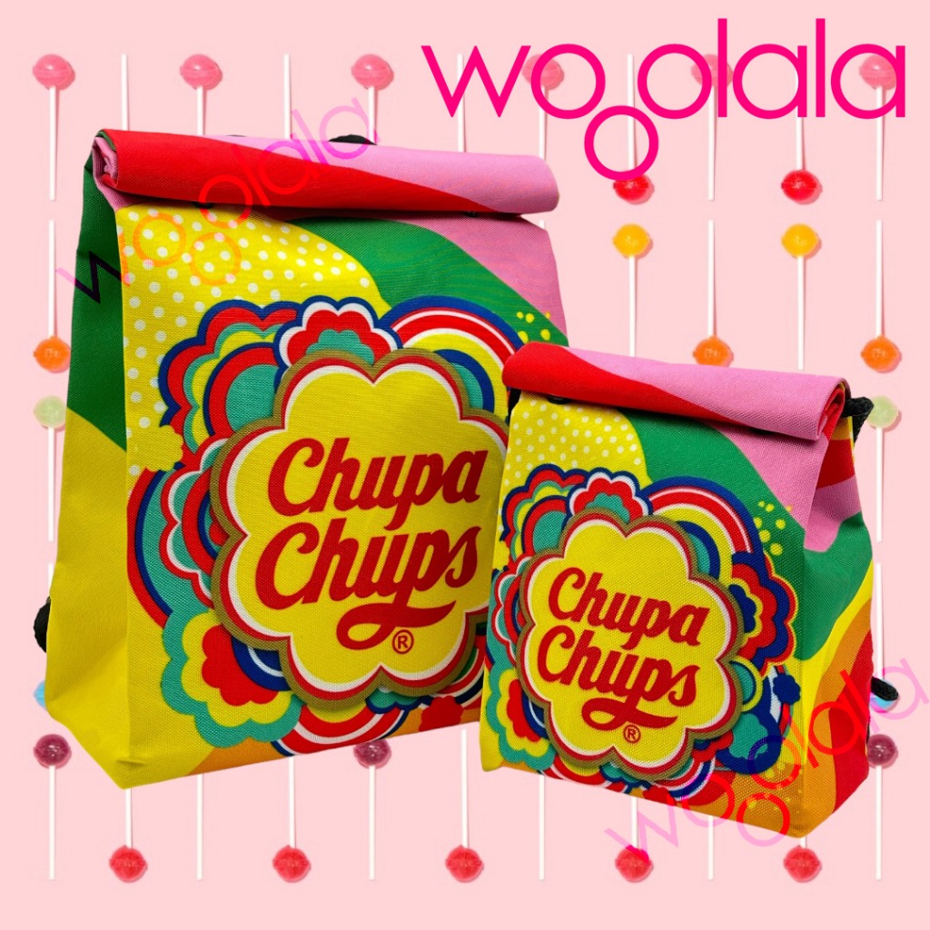 Quirky Cheeky Chupa Chups Backpack and Sling Crossbody Bag for Man ...