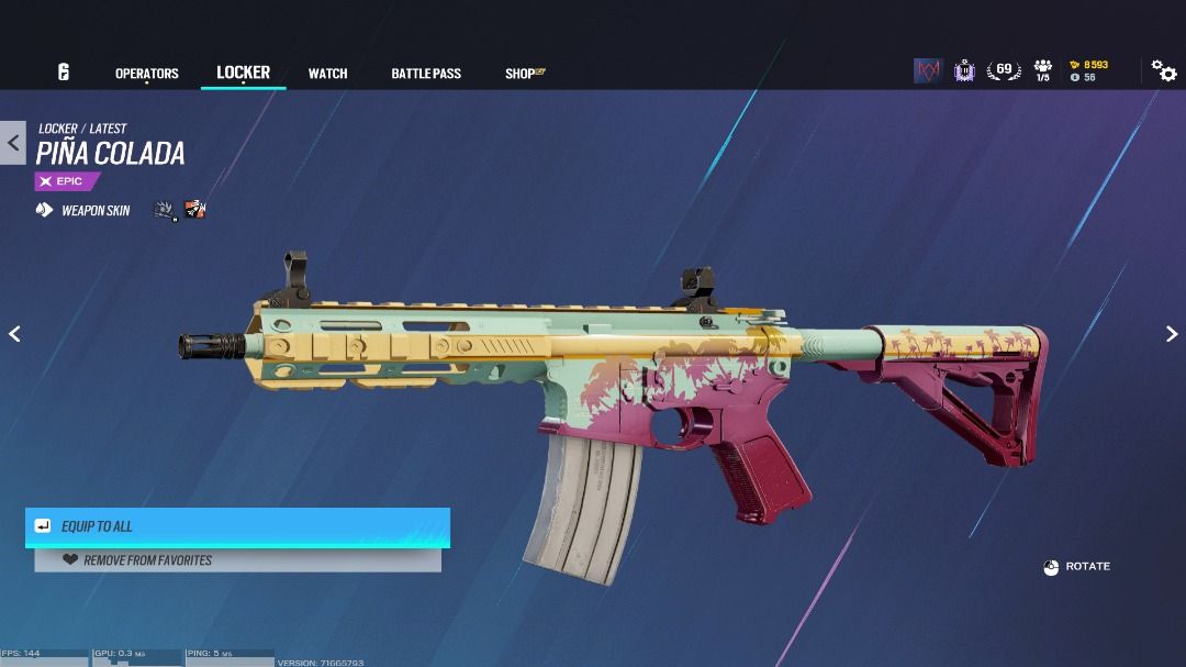 R6 Champion ac r4c 冰河 glacier + 絕版 Hibana Skin + Rengoku 活動所有角色皮膚齊 ...