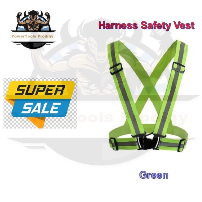 REFLECTIVE SAFETY HARNESS/ ELASTIC SAFETY HARNESS/ HARNESS SAFETY ...