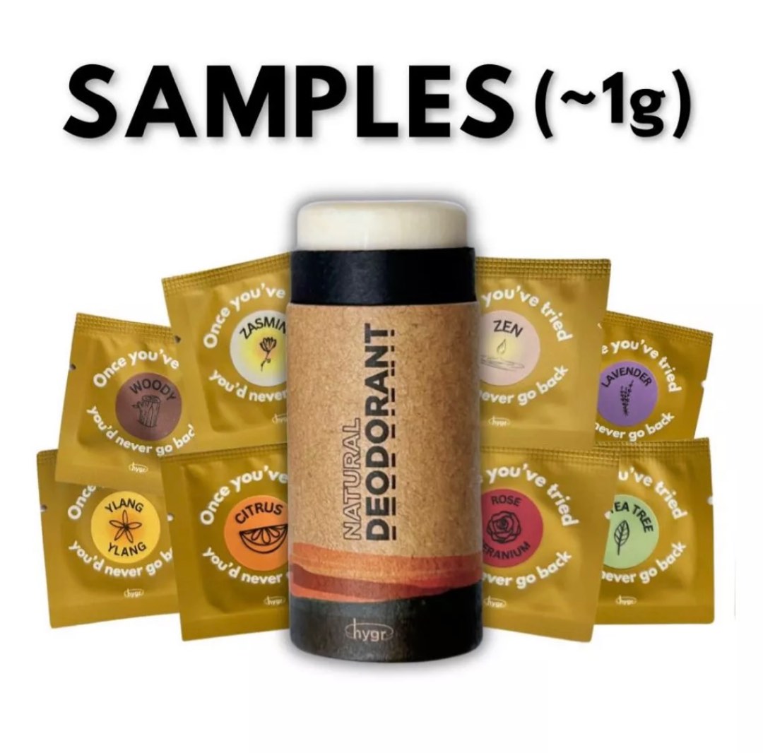 [SAMPLE SET] Hygr Natural Deodorant Stick For Smelly Armpit 100% ...