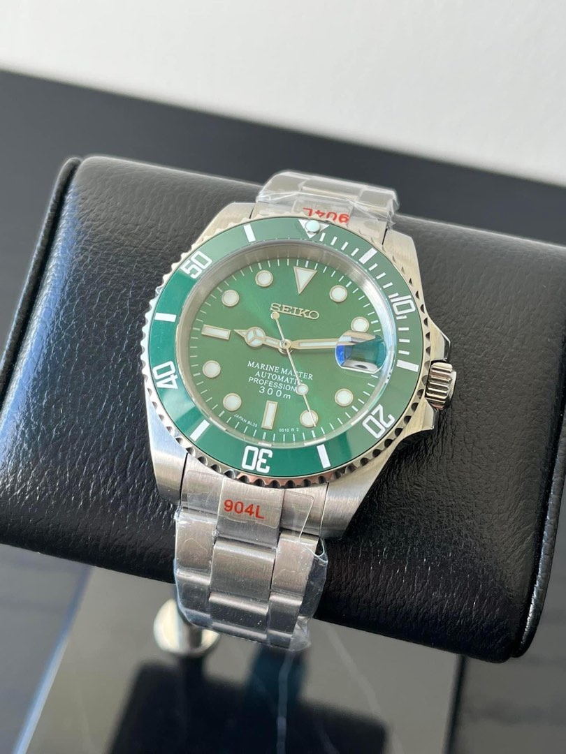 Seiko 精工自動機械芯 Seiko automatic movement 40mm case custom 改款 seiko mod 鋼殻 ...