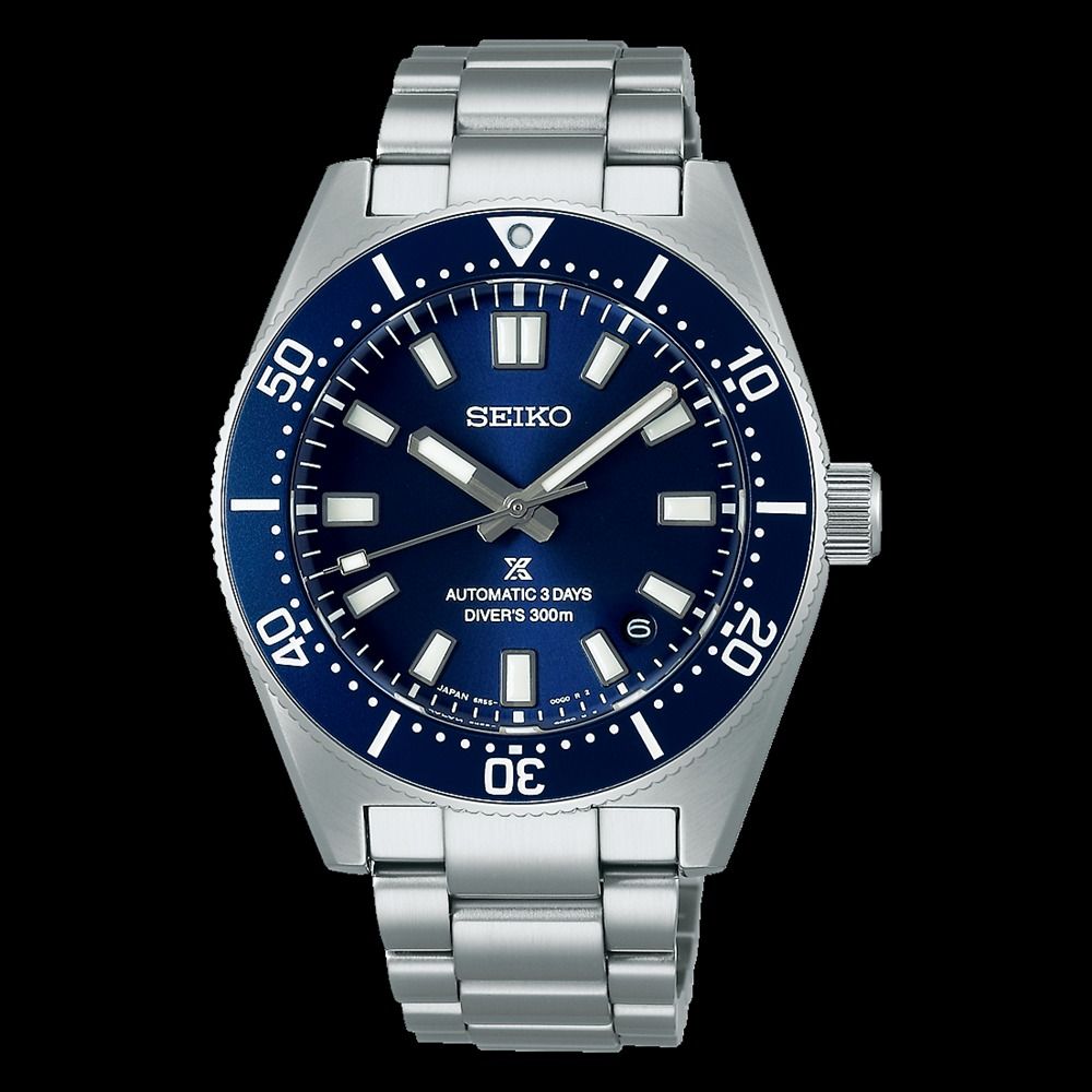 Seiko Prospex Blue Dial 1965 Heritage 300M Diver's Stainless Steel ...