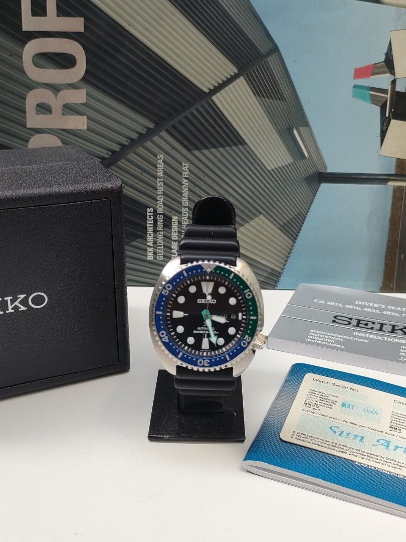 SEIKO Tropical Lagoon "Special Edition" Turtle, Kondisi Mulus, Seri ...