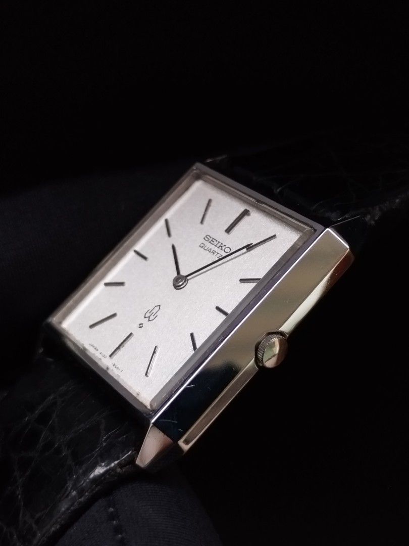 seiko tank chariot rare item quartz man white sand dial 4130-5001 JDM ...