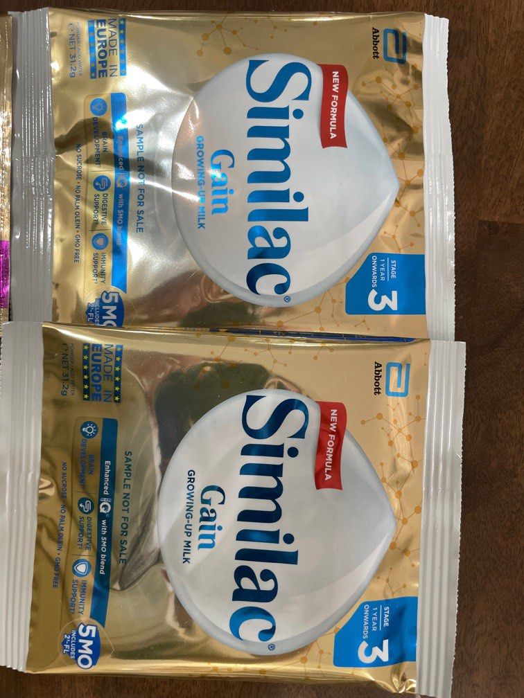 Similac sample packets Stage 3, Babies & Kids, Nursing & Feeding ...