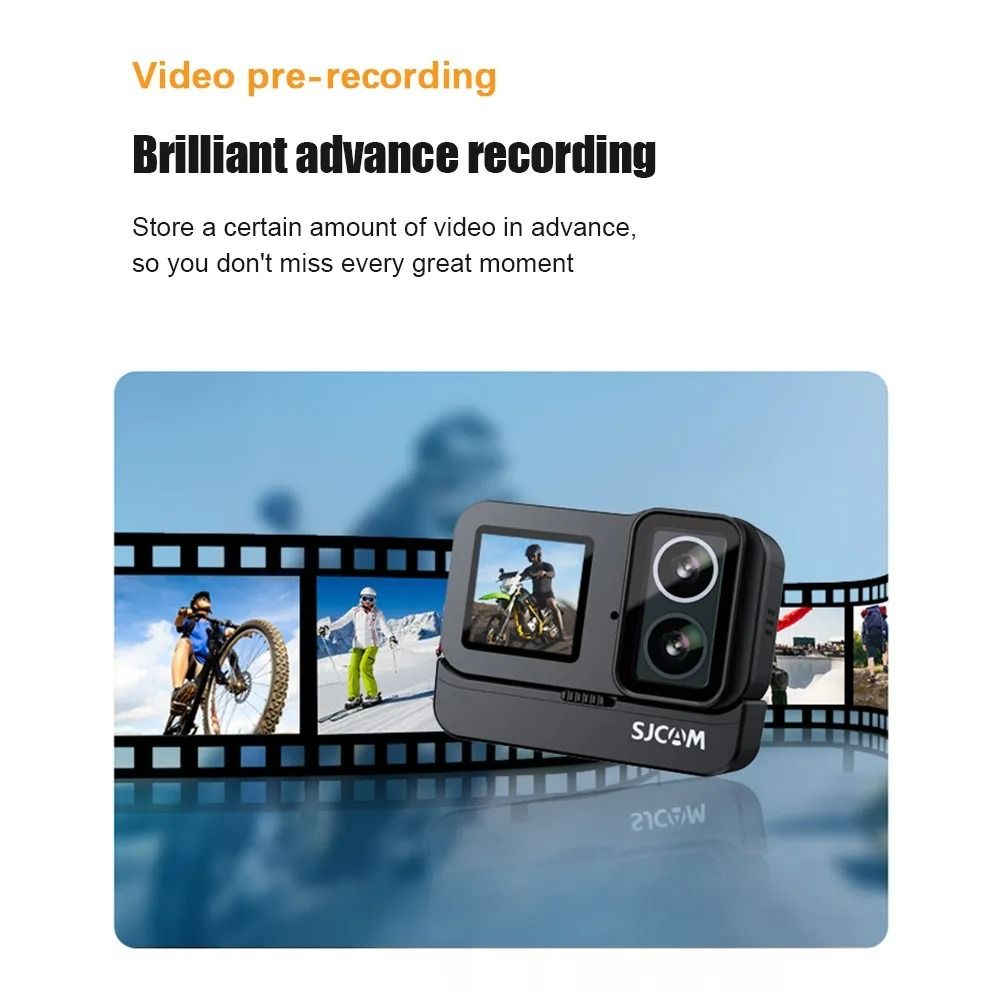 SJCAM SJ20 Dual Lens Action Camera 4K Resolution Video 6 Axis Gyroscope ...