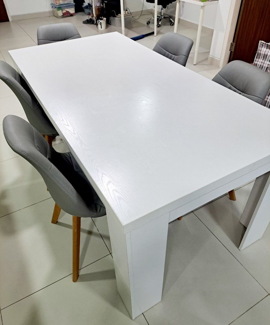 SSF Wooden Dining table, Furniture & Home Living, Furniture, Tables ...