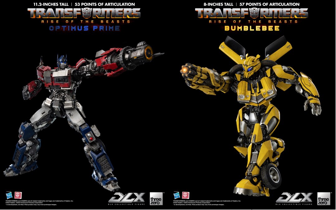 Threezero Transformers: Rise of the beast DLX Optimus Prime & Bumblebee Bundle, Hobbies & Toys ...