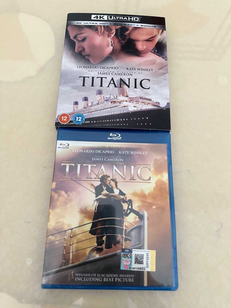 Titanic (4K Ultra HD + Blu Ray), Hobbies & Toys, Music & Media, CDs ...