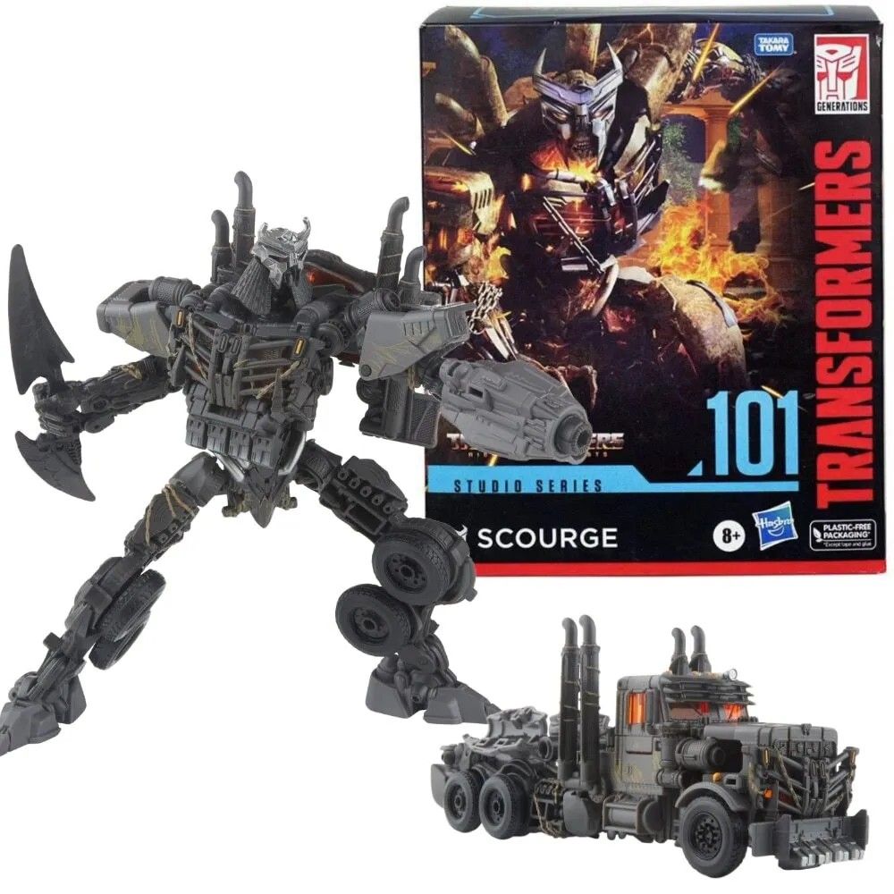 Transformers Studio Series SS 101 Scourge and KO SS 99 Battletrap set ...