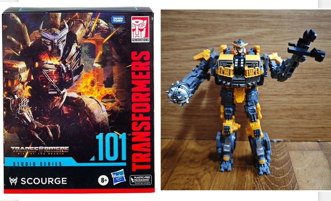 Transformers Studio Series SS 101 Scourge and KO SS 99 Battletrap set ...