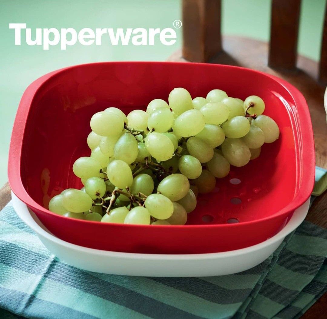 TUPPERWARE Allegra basket 1.3L, Furniture & Home Living, Kitchenware ...